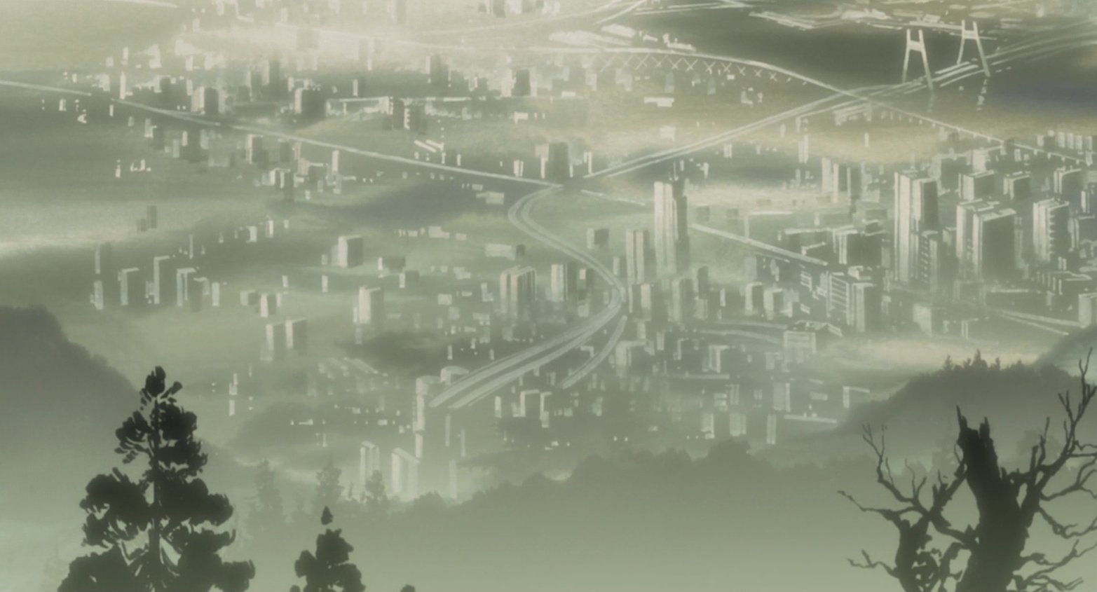 Animated Daydream: Ghost in the shell - city view