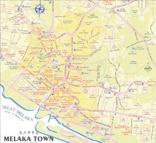 Malaysia Travel Guide And Map: Map Of Melaka | Melaka Town