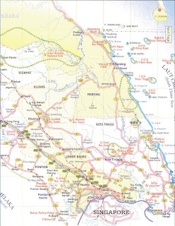 Malaysia Travel Guide And Map: Map of Johor | Johor Bahru