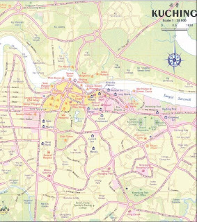 Malaysia Travel Guide And Map: Map Of Sarawak | Kuching