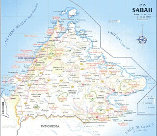 Malaysia Travel Guide And Map: Map Of Sabah | Kota Kinabalu