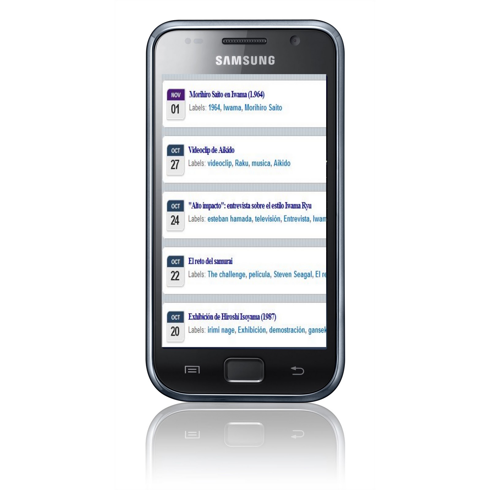 Aikido. Irimi-Tenkan.: Irimi-Tenkan en el móvil