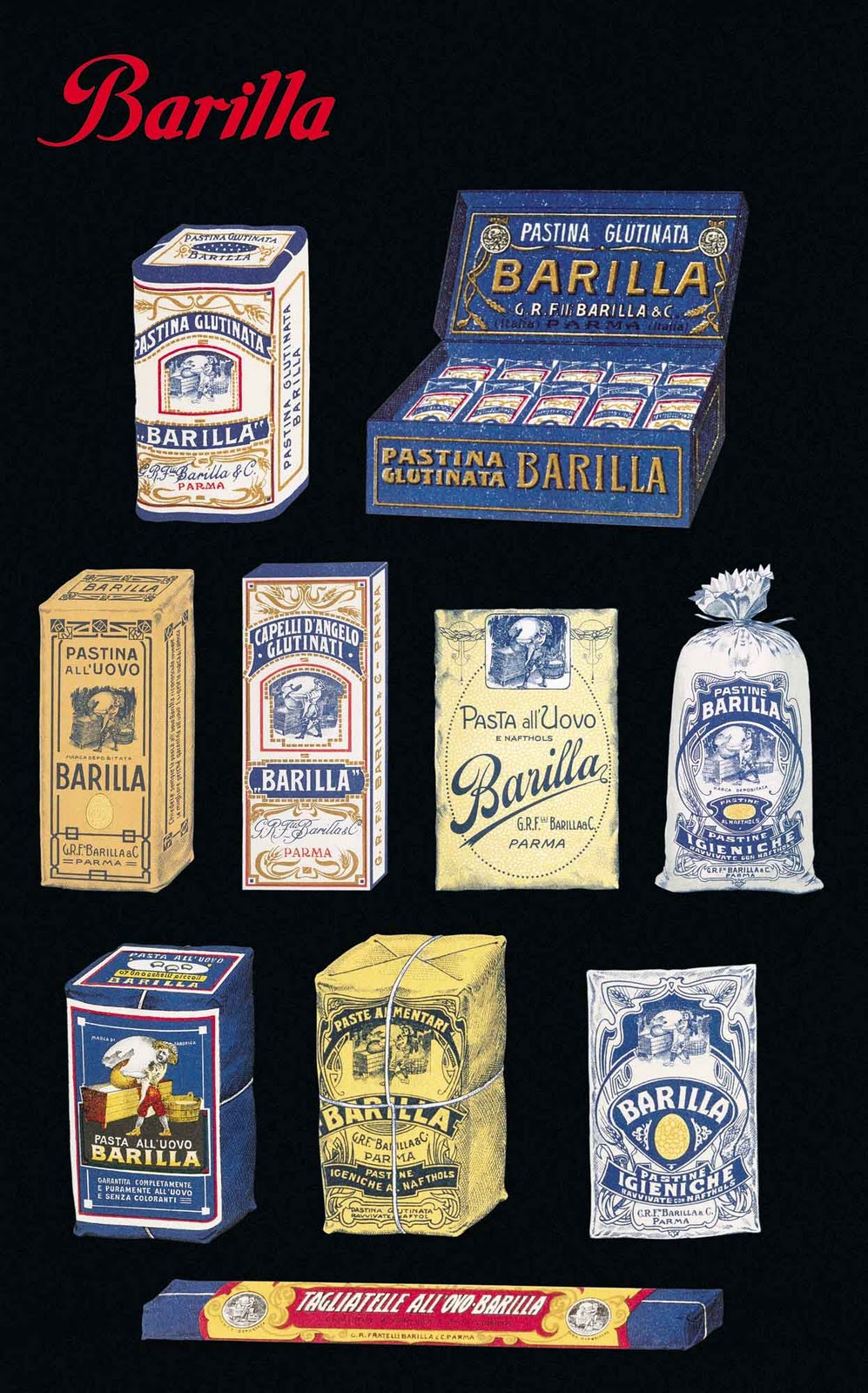 Say Hi! To Design: Vintage Package Design of Barilla's Pasta