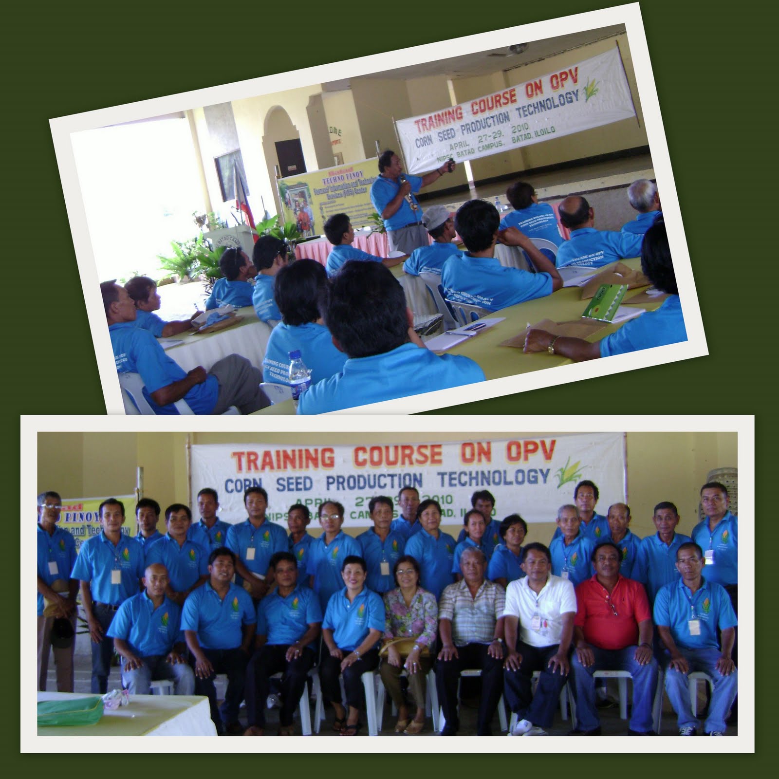 The WESVAARRDEC Journal: FITS Batad’s OPV course features USM corn experts