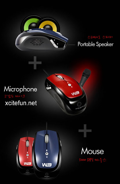 eGANG W3 IGM-7000 Audio Mouse with Speaker and Mic