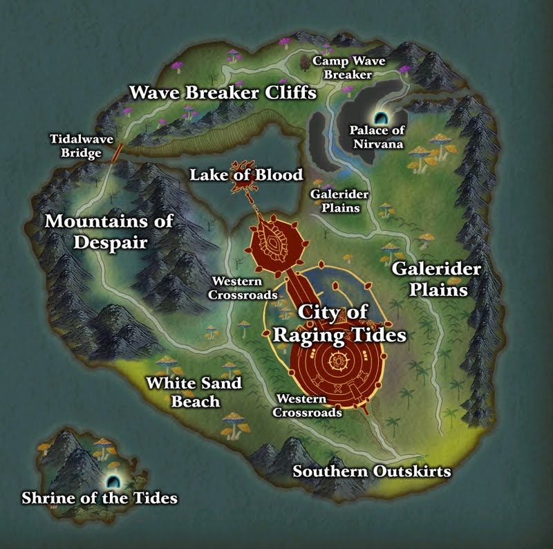 Perfect World: Mappa di Rising Tide con Palace of Nirvana