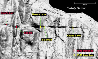 Bainbridge Island - Seattle Fault History