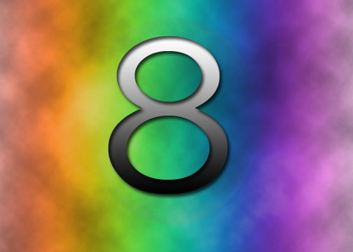 Keunikan Angka 8 - Pelangi Delapan