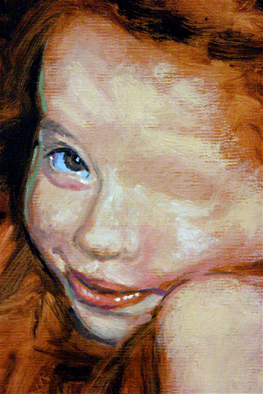 Painting From Life: Starting a Portrait..my granddaughter, Ava Dawn ...
