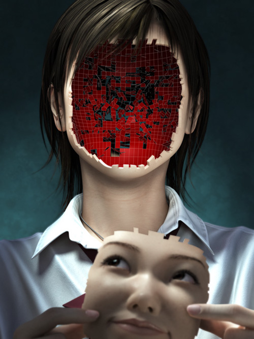 juring...: Cute Horror CGI illustration.....