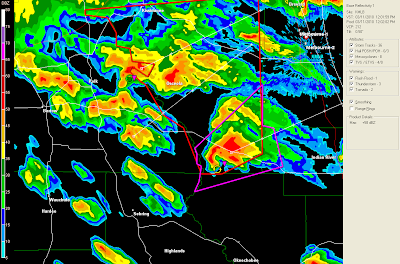 Pictures and Storms: Yeehaw FL - classic supercell hook echo