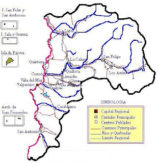 turic_chile: Mapa Turistico de la Quinta Región