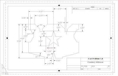 Technological Design: AutoCad Problem 1.4