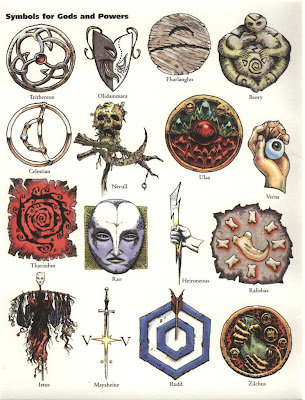 Greyhawk Campaing 4.0: Gods and Powers Symbols (part 1)