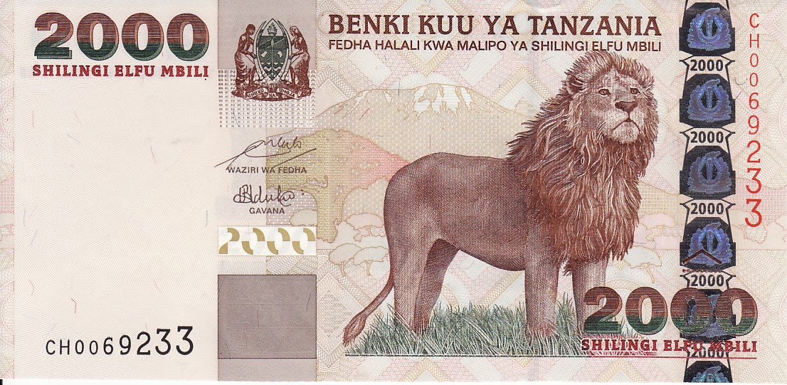 Tanzania 2000 Shillings | myKoleksi