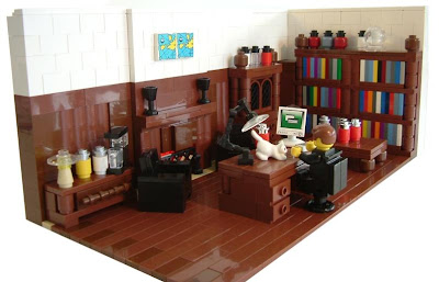 Brick Town Talk: Library Interior - LEGO Town, Architecture, Building ...