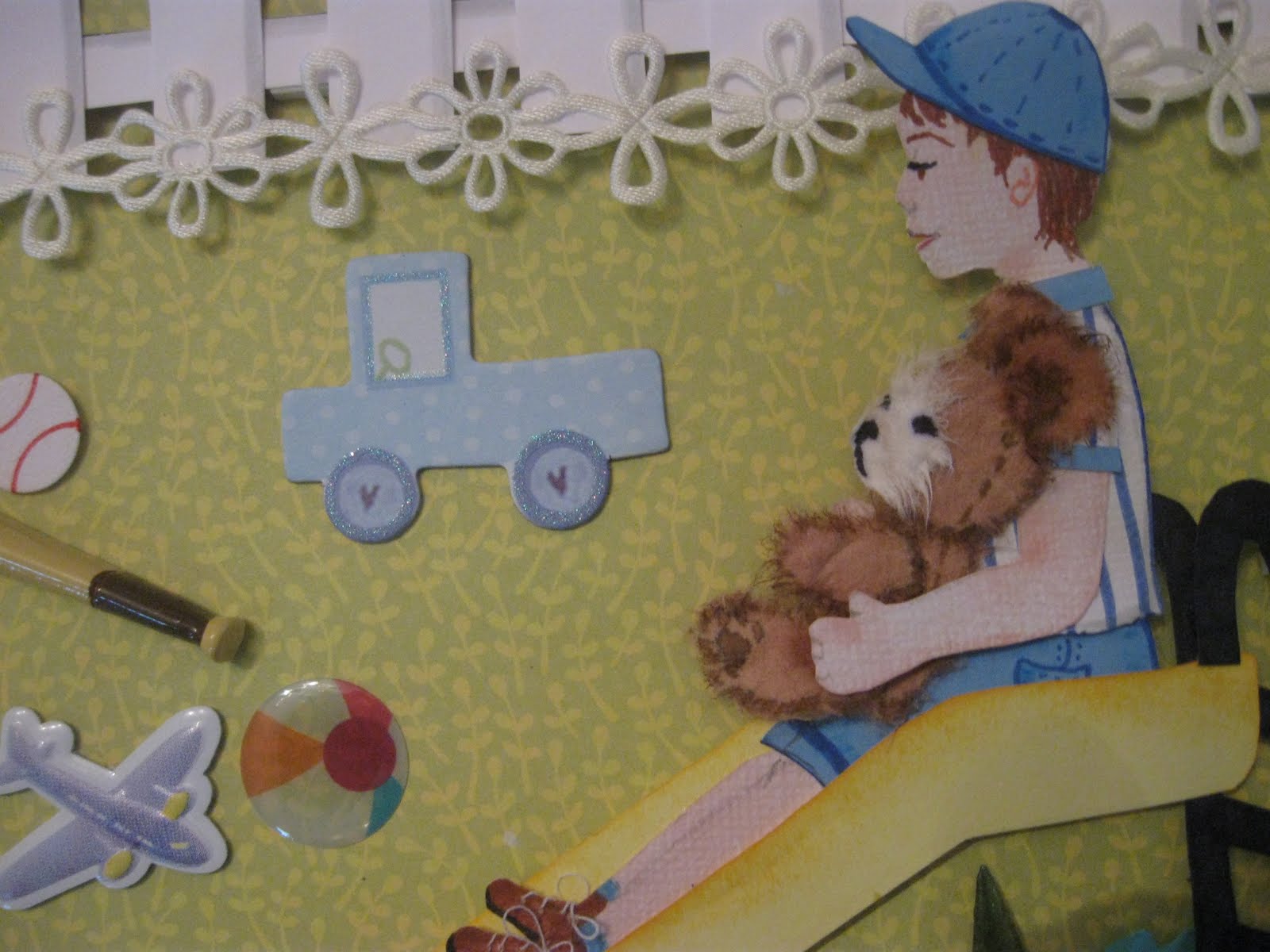 Kathleen's Creations: "Playground" Scrapbook 2 page layout original design