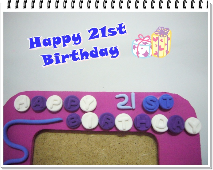Pinky Craft: 3D Photo Frame - Happy Birthday Theme
