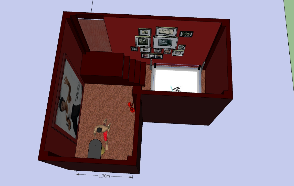 Mangkapoon: >> Boxing room by SketchUp8