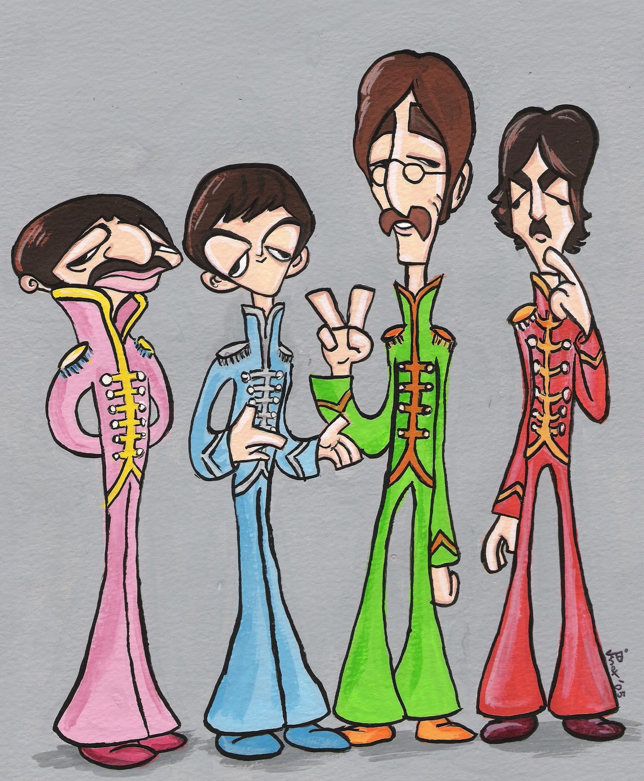 COSAS VARIAS: algunas imagenes de caricaturas de the beatles