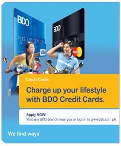 Credit Card Online: BDO MasterCard
