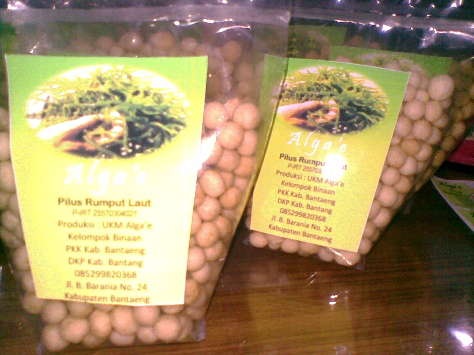 Alga'e Food: PILUS KEJU RUMPUT LAUT