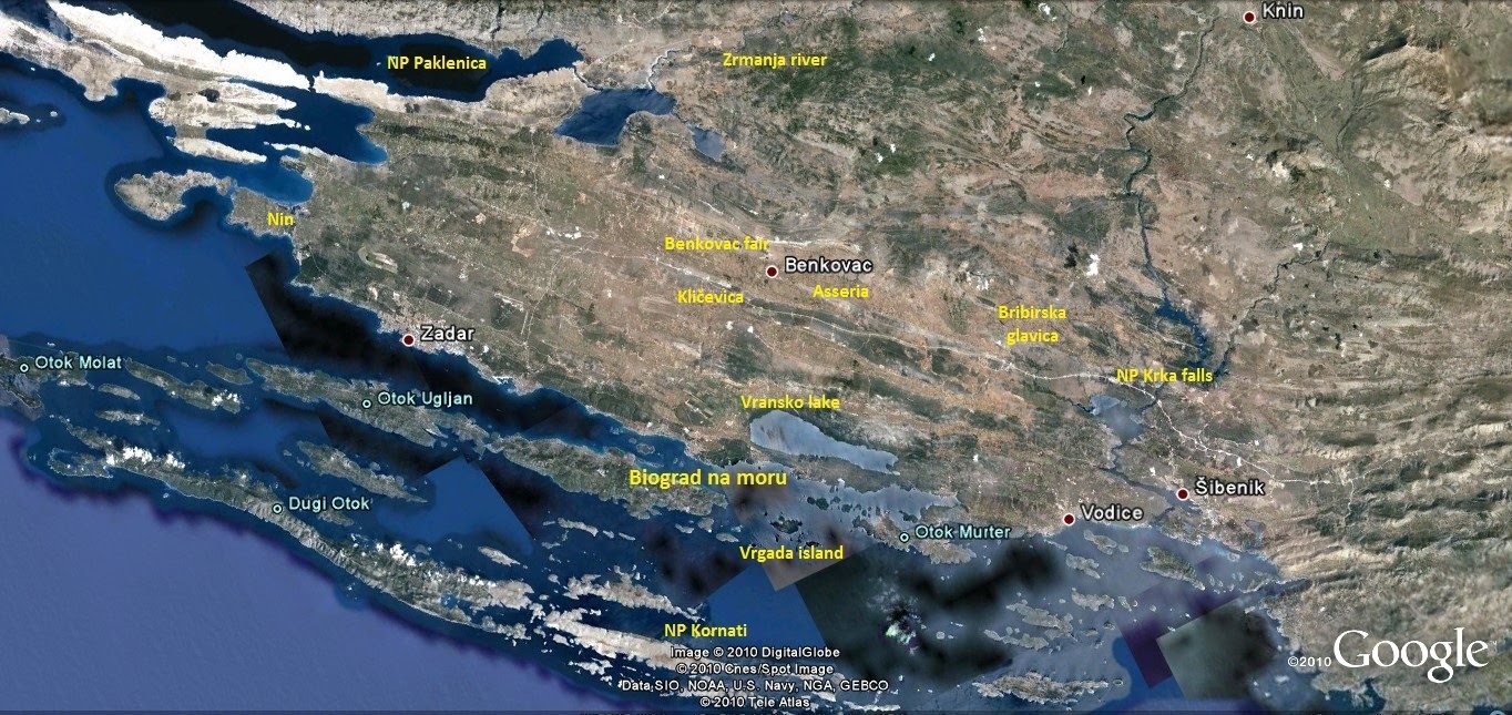 Apartments Biograd: Biograd surroundings; cities, national parks, old ...