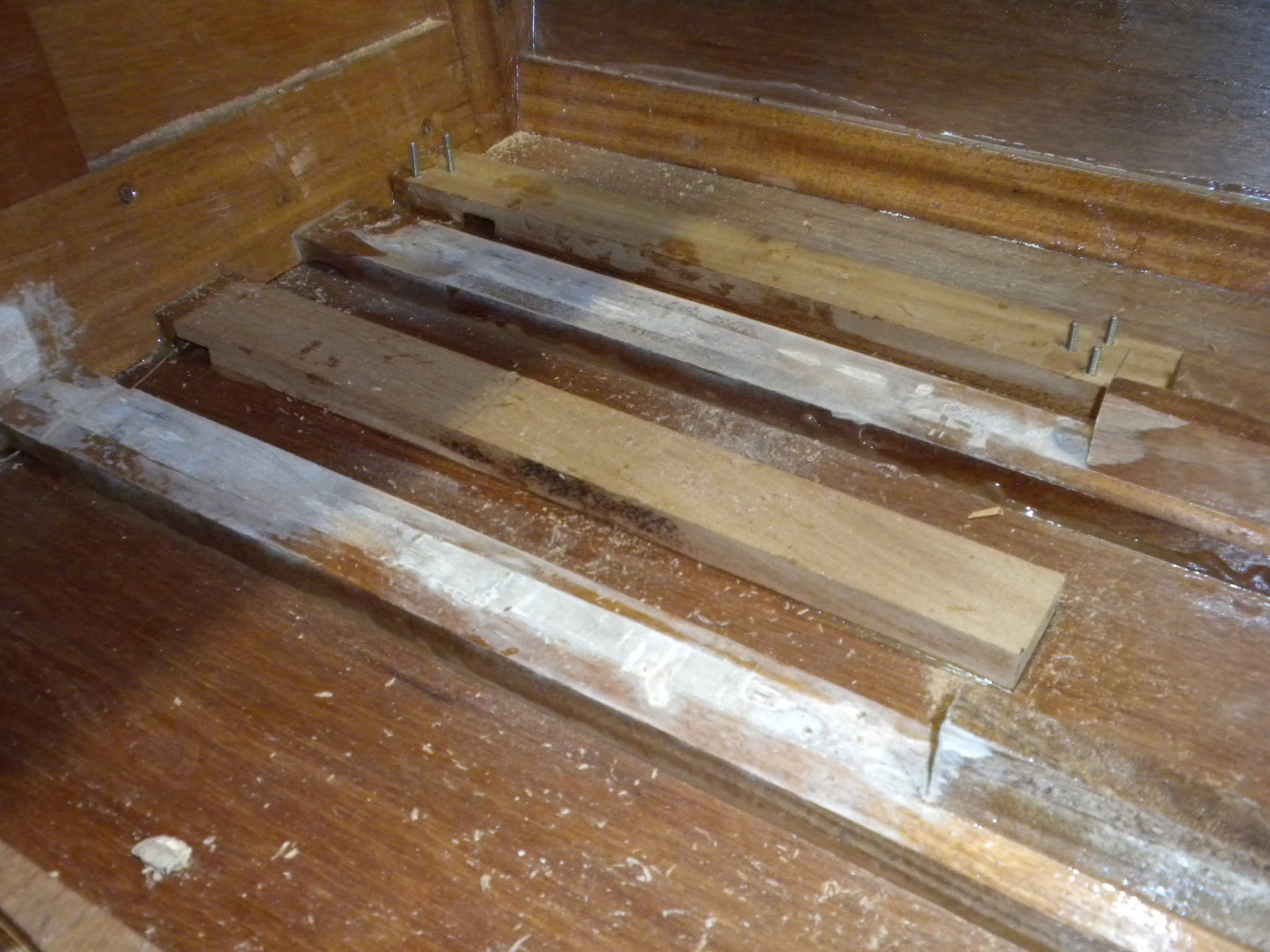 Ted's Wood Boat: Fuel Tank Install