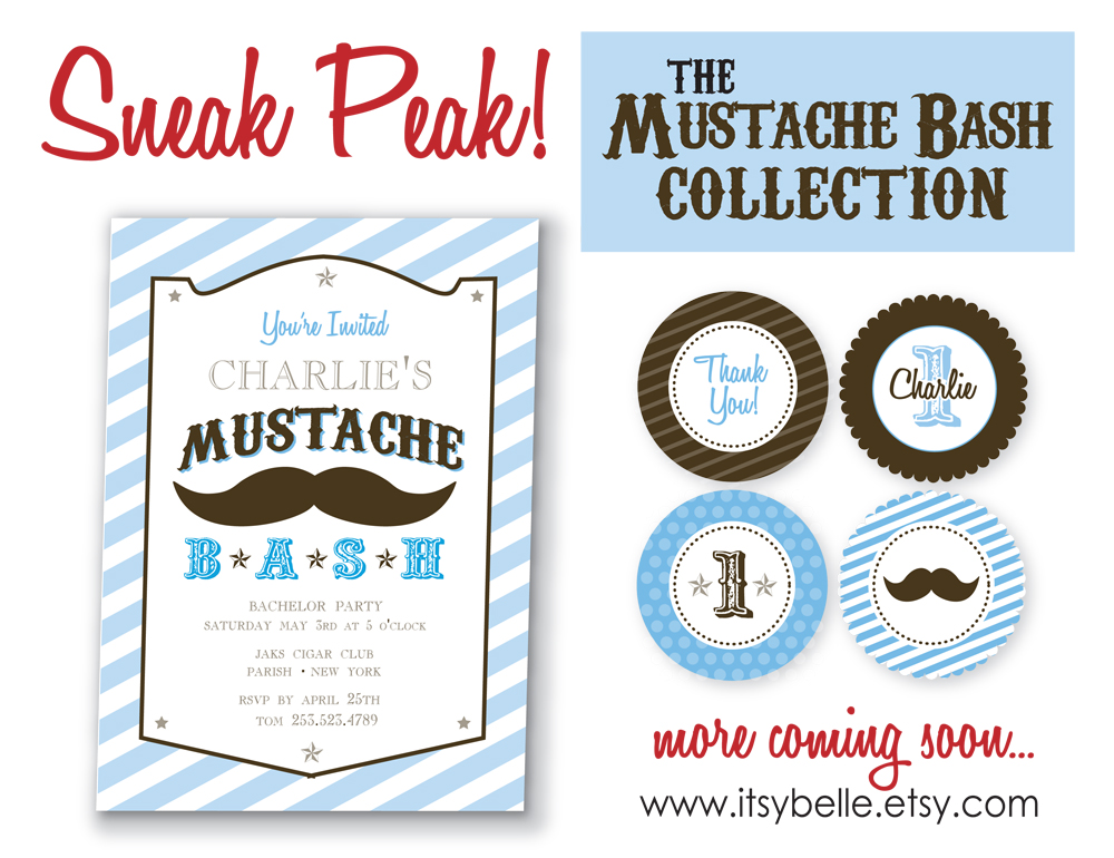 Inspiration Board: A Mustache Bash! - Itsy Belle