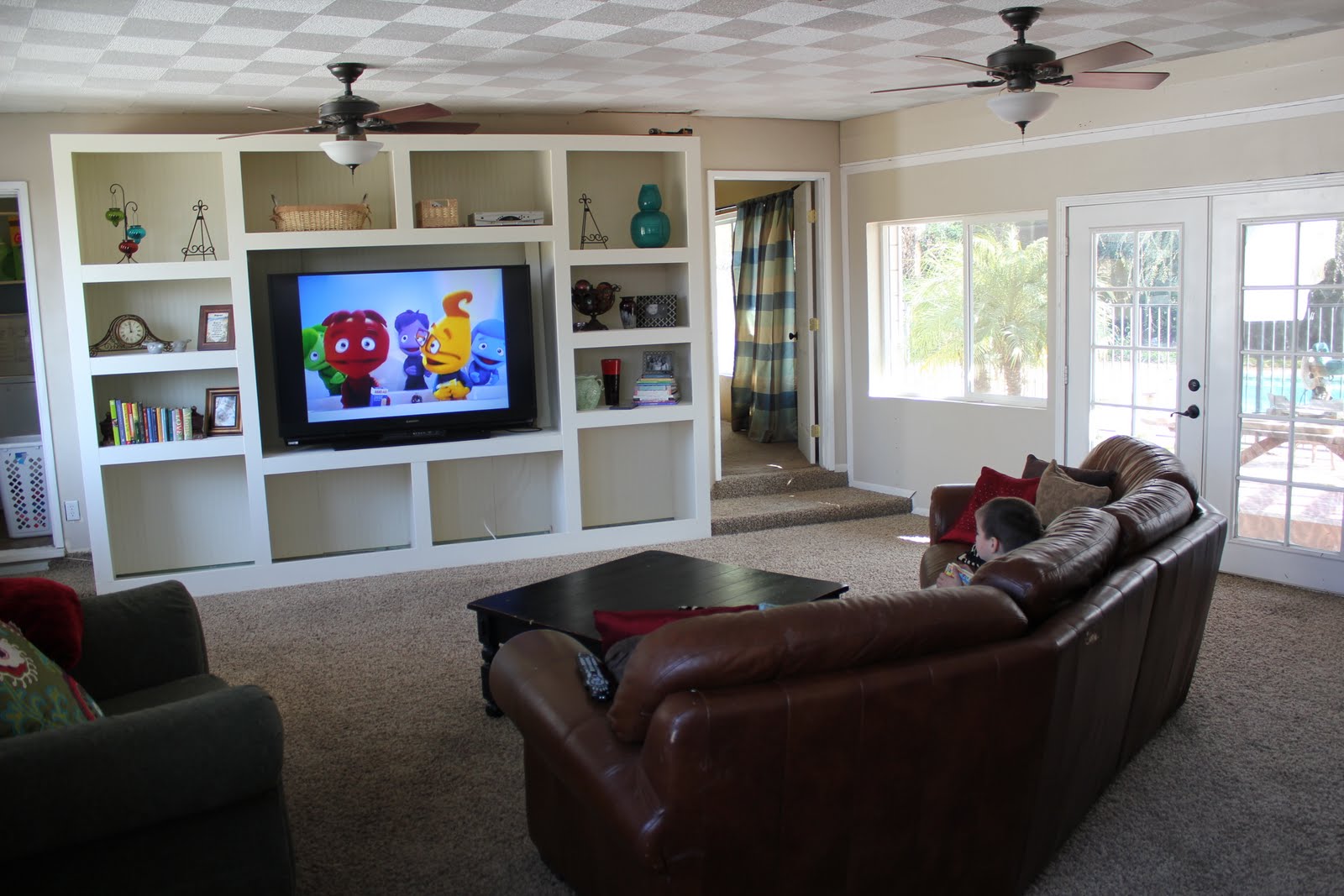 Remodelaholic | Living Room Renovation With DIY Entertainment Center ...