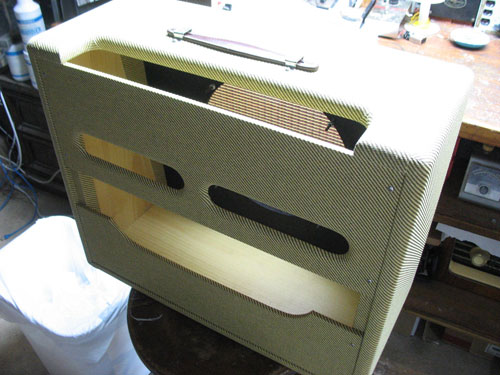 Tweed Super Pro Bandmaster Build Begins Crawls Backward (When Alarmed)