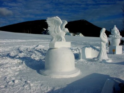 Lodge at Jackson Village: The NH Snow Sculture Competition