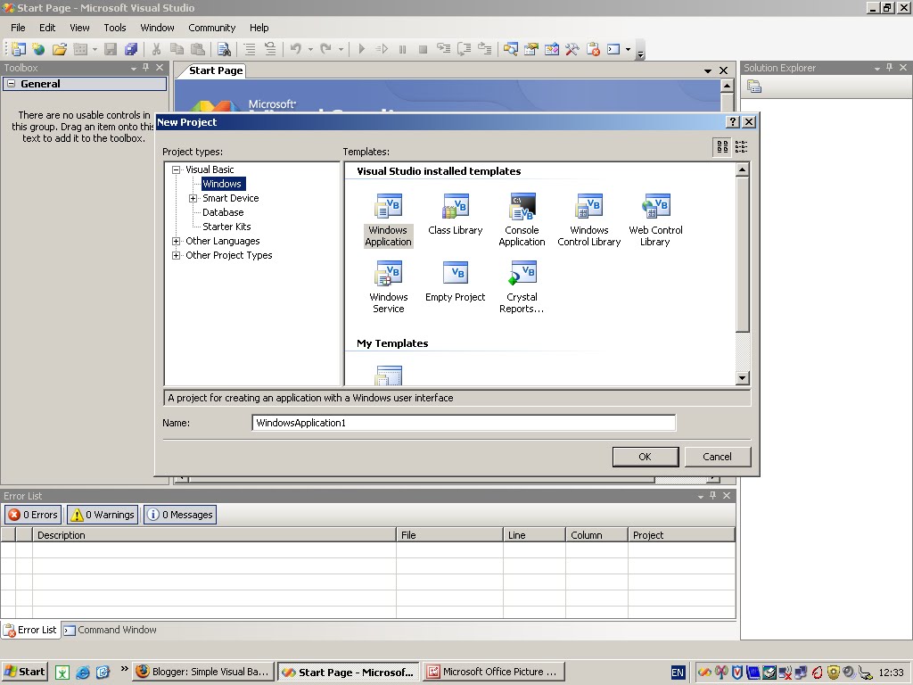 Simple Visual Basic and .NET: Using Dialog Result