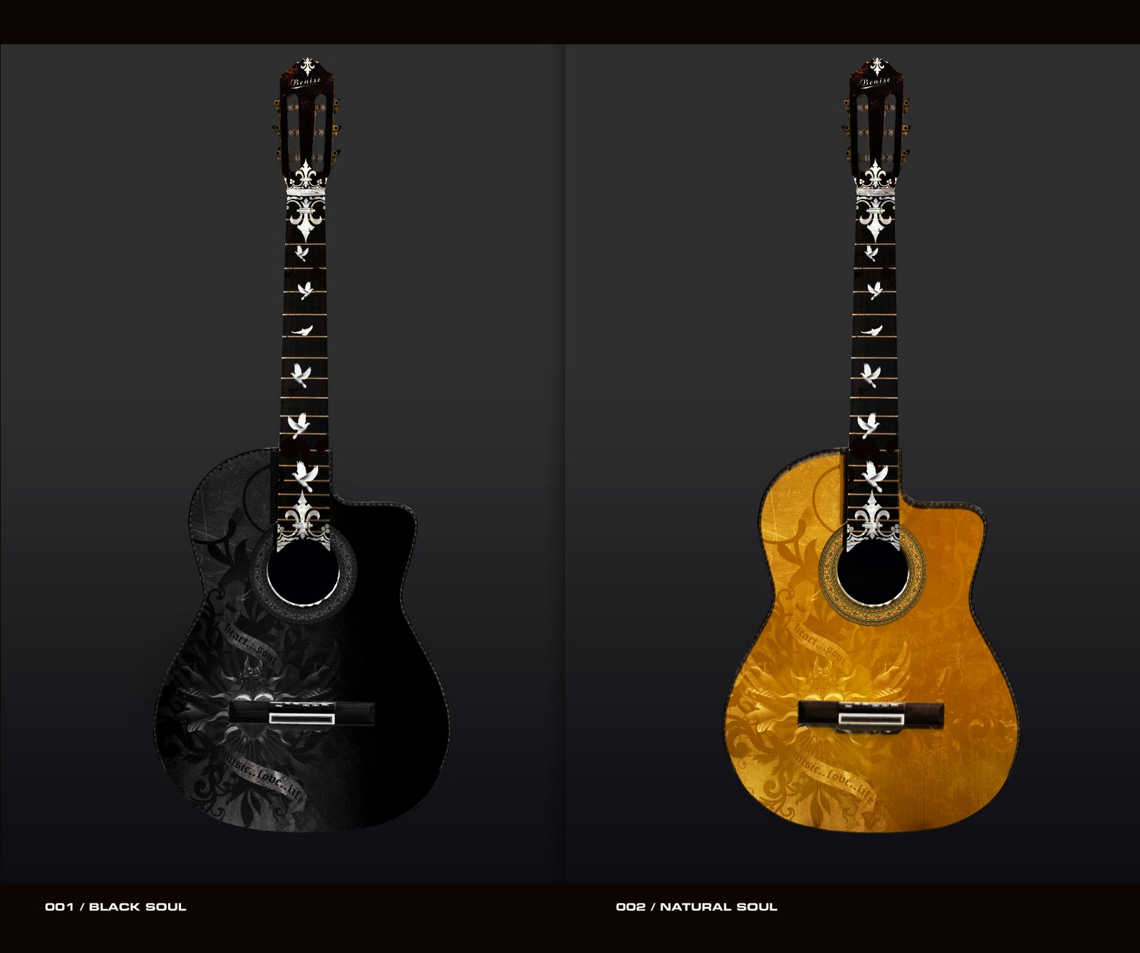 BENISE GUITARS: GUITAR DESIGNS