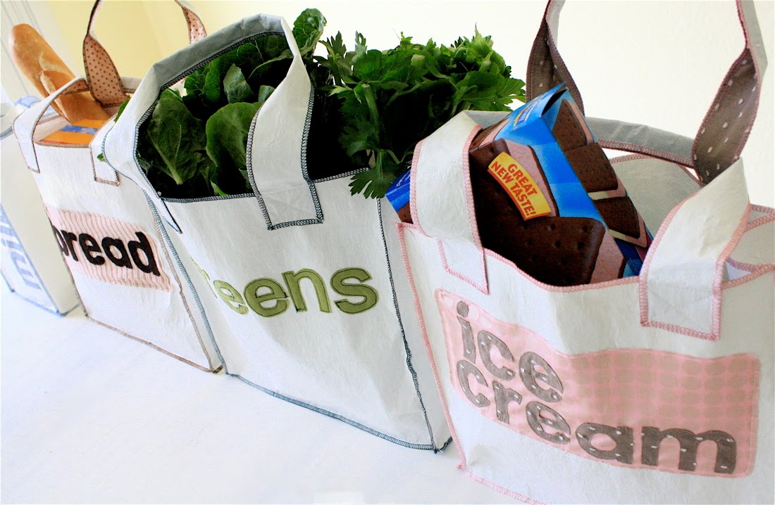 Recycled Grocery Totes - MADE EVERYDAY