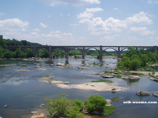 James River Train Bridge near Richmond VA