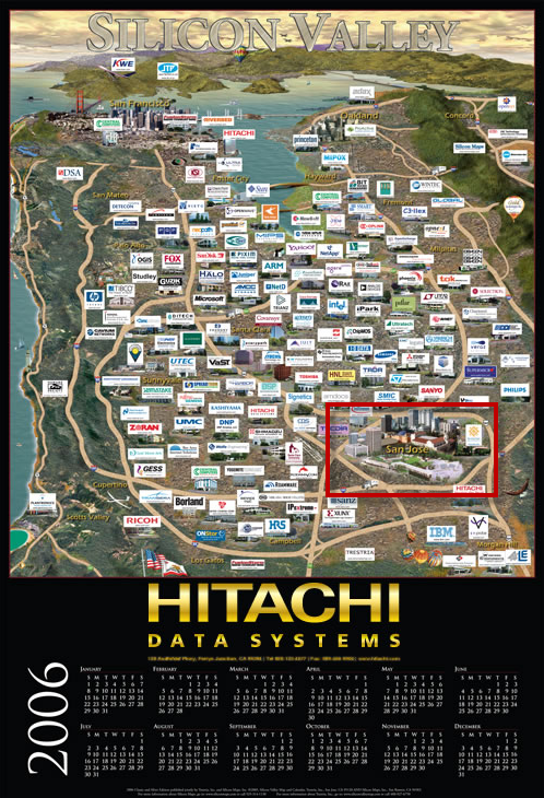 The San Jose Blog: Silicon Valley Maps