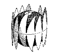 Faust's Study: Make your own globe -- Paper Template