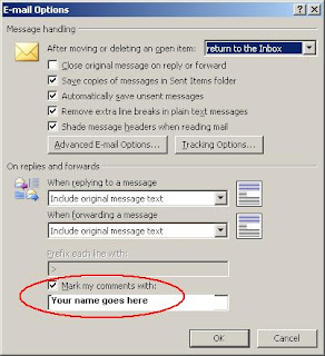 Inline Comments with different Colors in Outlook