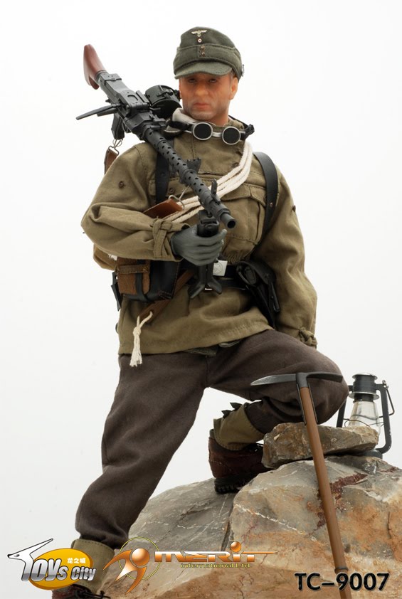 toyhaven: Toys City German Mountain Troop "MG 34 Gunner" PREVIEW