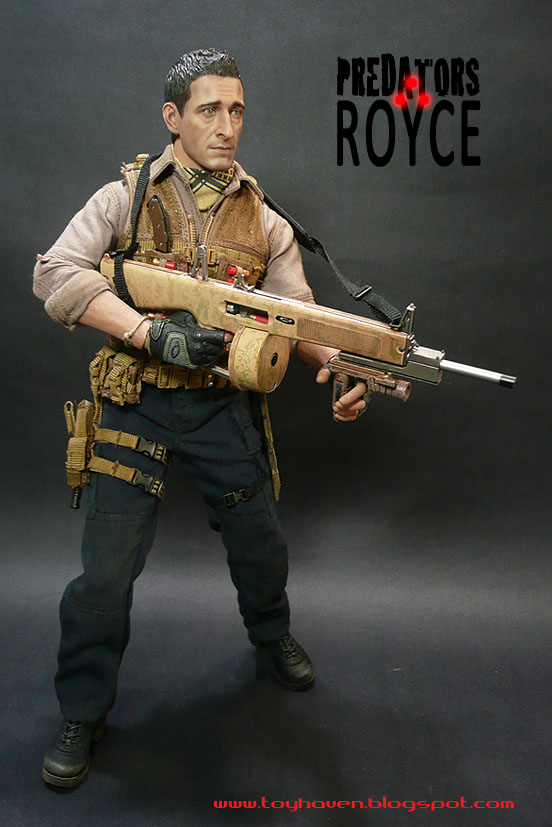 toyhaven: Review III: Hot Toys "Predators" Royce with AA-12 Shotgun