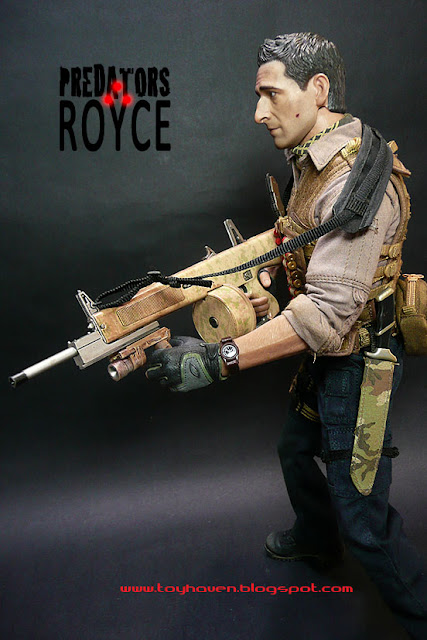 toyhaven: Review III: Hot Toys "Predators" Royce with AA-12 Shotgun
