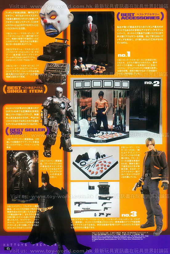 toyhaven: Hot Toys " (Action) Figure King" Magazine Feature
