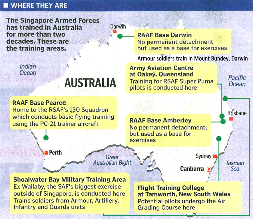 toyhaven: Singapore's G.I. Janes & SAF busy Down Under