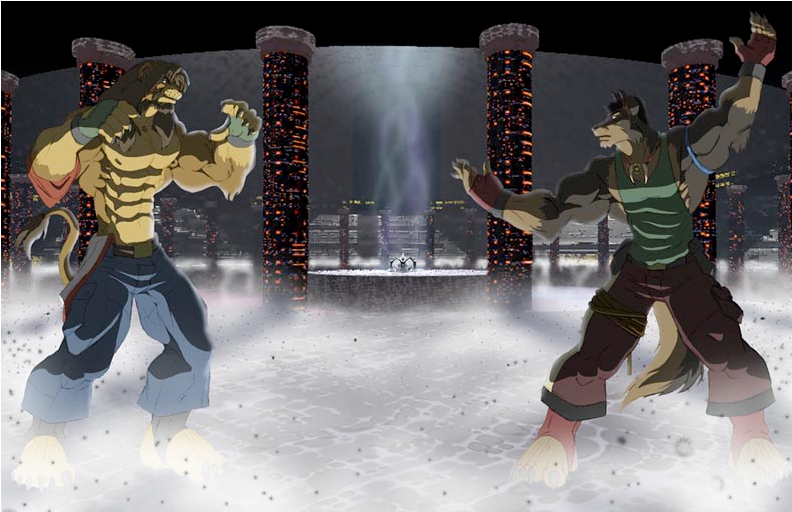 Mythulinity: Manimal Art Dept.: Catmen In Excelsis