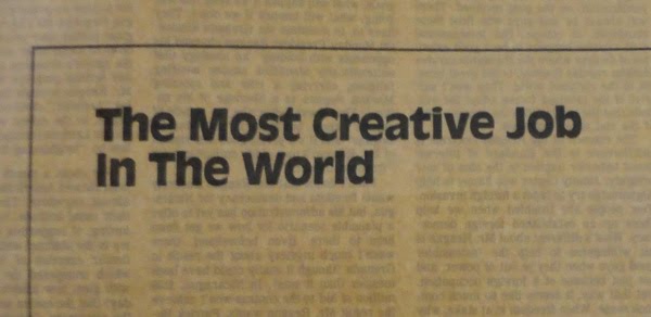 sara-sundries: The Most Creative Job In the World