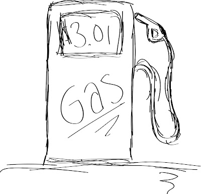 Digital Drawing - David Balmforth: Gas - Daily Drawing - October 19th