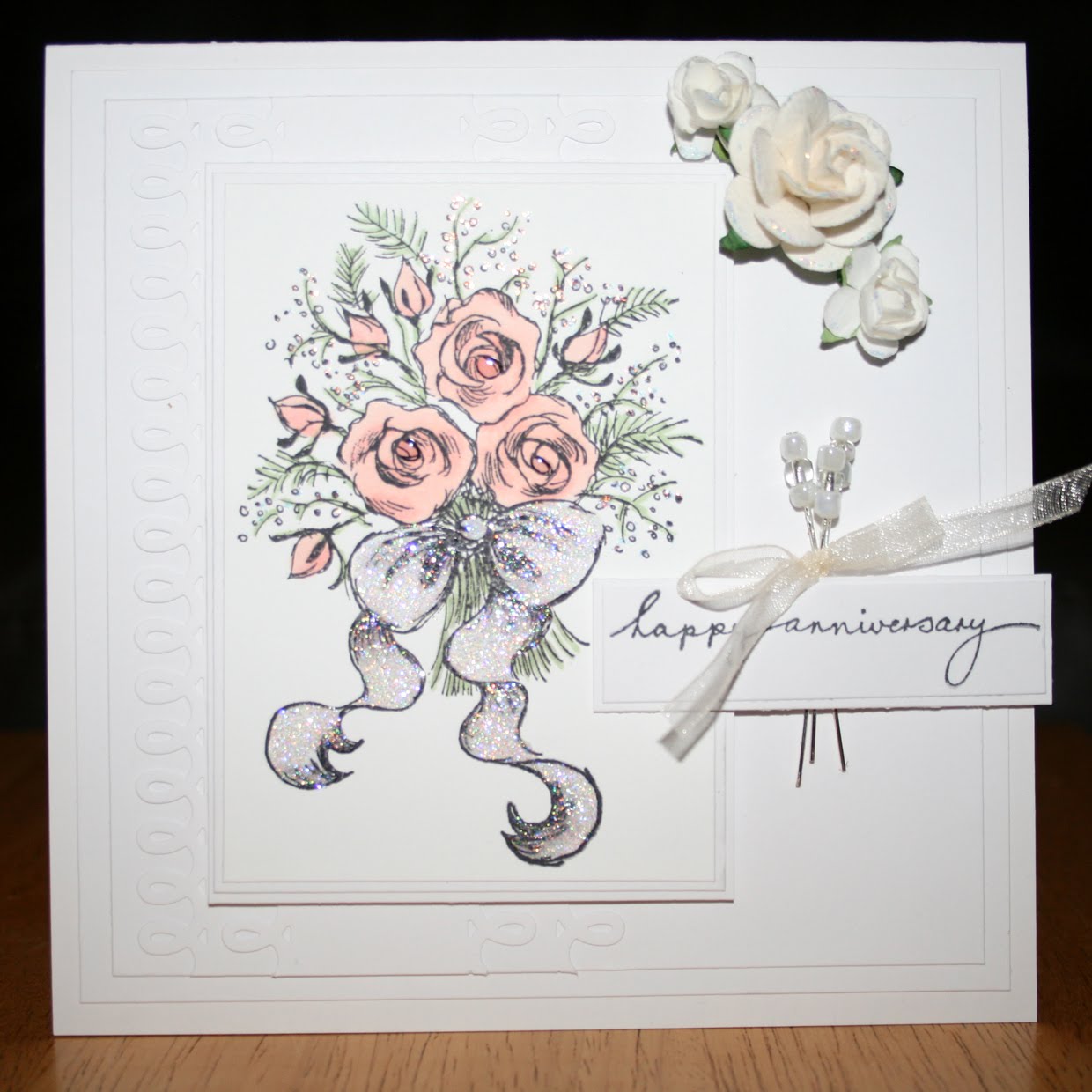 I can't draw... but I can do this!: Anniversary Card