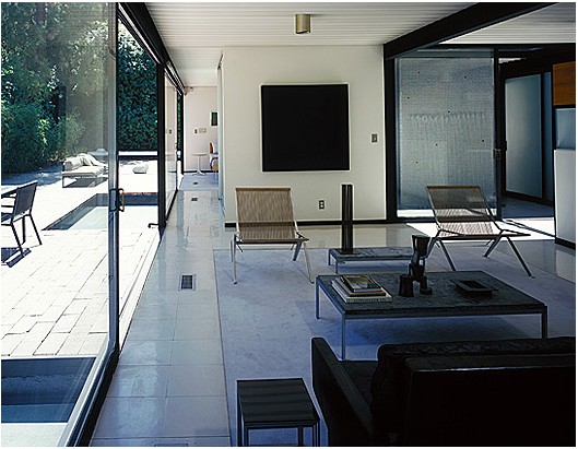 The North Elevation: Classic Spaces: Pierre Koenig: Case Study House #21
