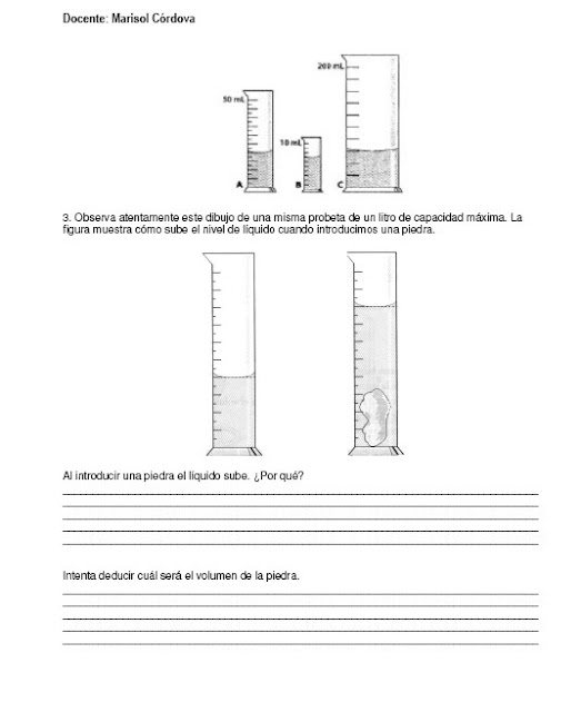 Ciencias: Conozcamos cómo medir el volumen (4º, 5º y 6º Básico)